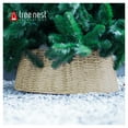 Tree Nest Indoor Christmas Tree Collar, Flat Decorations, Woven Rattan ...