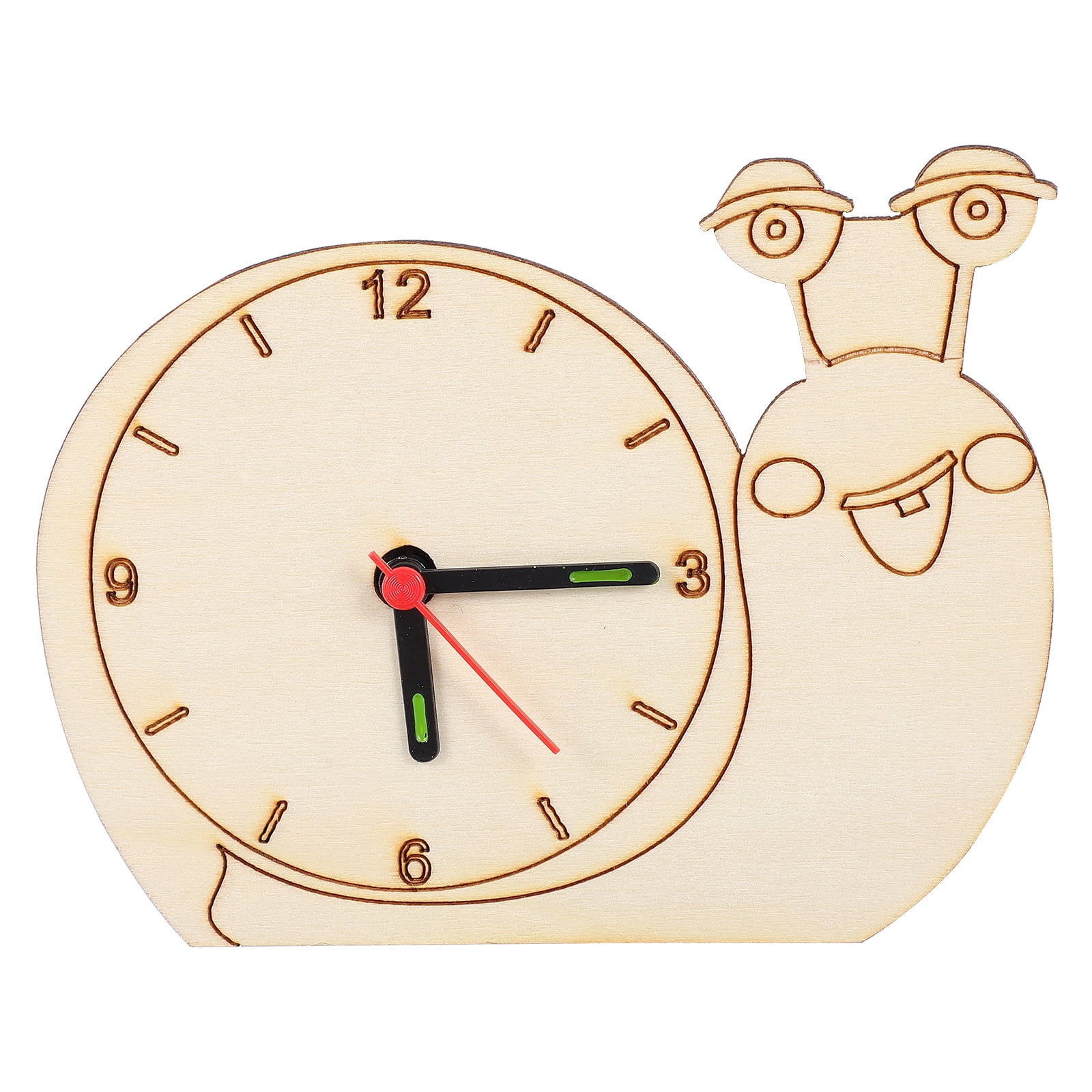 1 PC Madre Craft Clock Educational Learning Toy Child Toy Wooden ...
