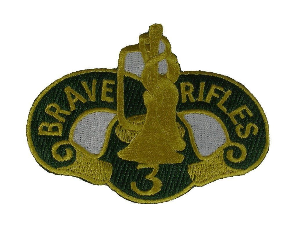 US ARMY 3RD THIRD ARMORED CAVALRY REGIMENT ACR BRAVE RIFLES PATCH ...