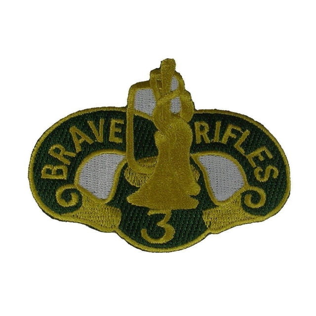 US ARMY 3RD THIRD ARMORED CAVALRY REGIMENT ACR BRAVE RIFLES PATCH ...