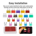420Pcs Car Truck Mini Low Profile Fuse Micro Blade Fuse Set Kit for ...