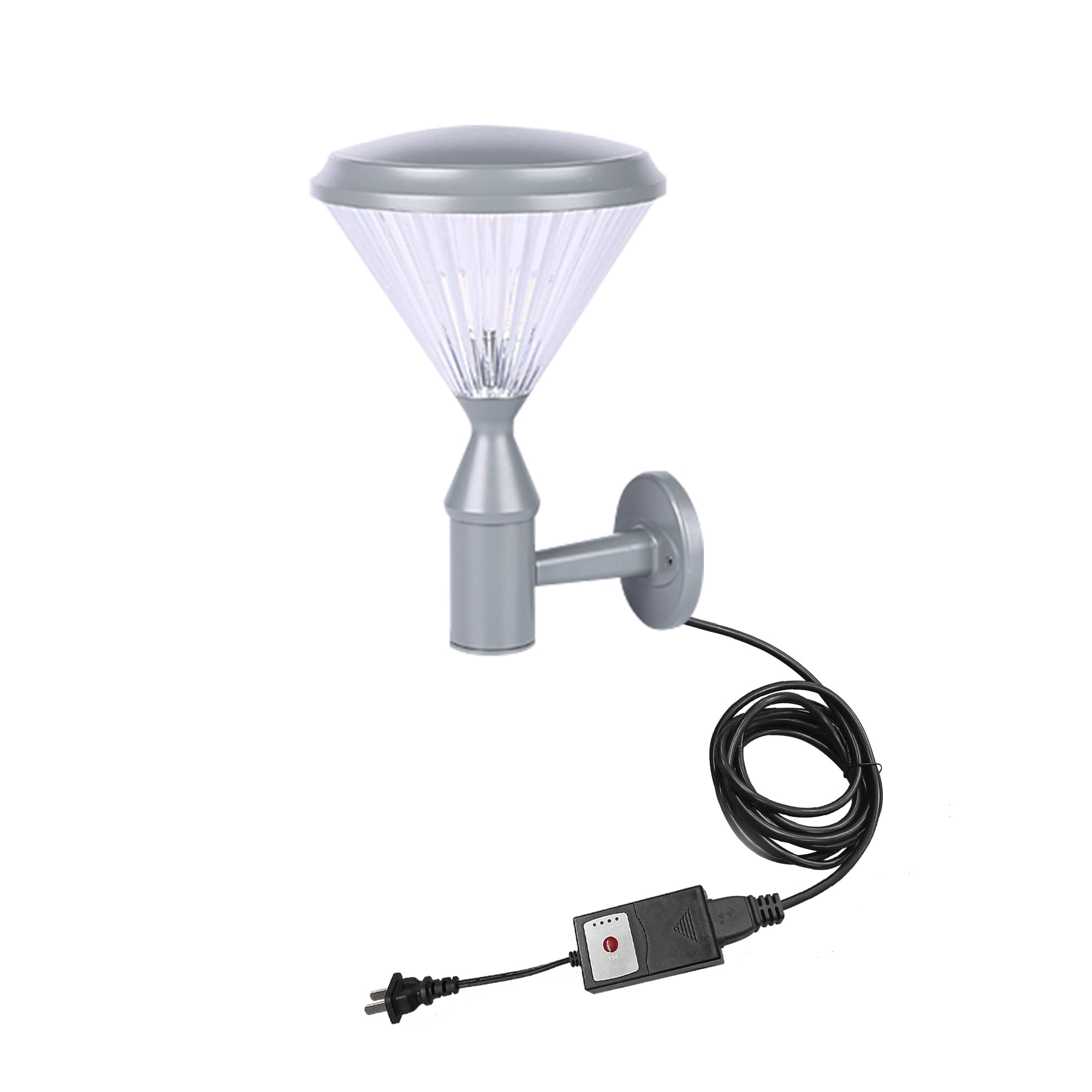 FSLiving White PMMA Downward Wall Lamp with Auto Timer IP54 with UL ...