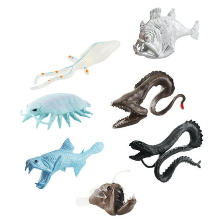 Guardoinrt 1/2/3/5 Safe and Non-Toxic 7-Piece Deep Sea Biology Animal ...