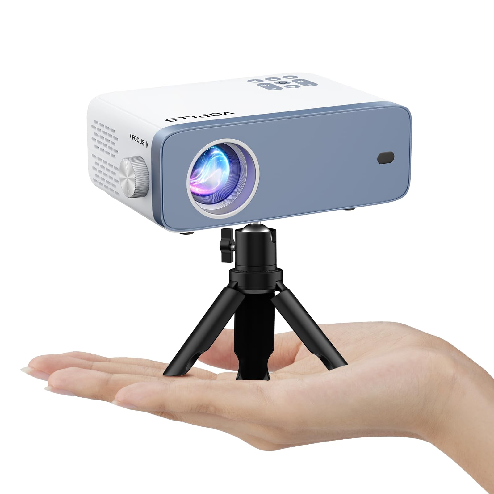 VOPLLS - Mini proyector, proyector de video compatible con Full HD ...