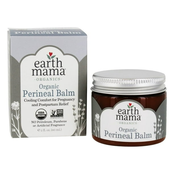 Bálsamo perineal Earth Mama Organic, 60 ml, embarazo y posparto ...