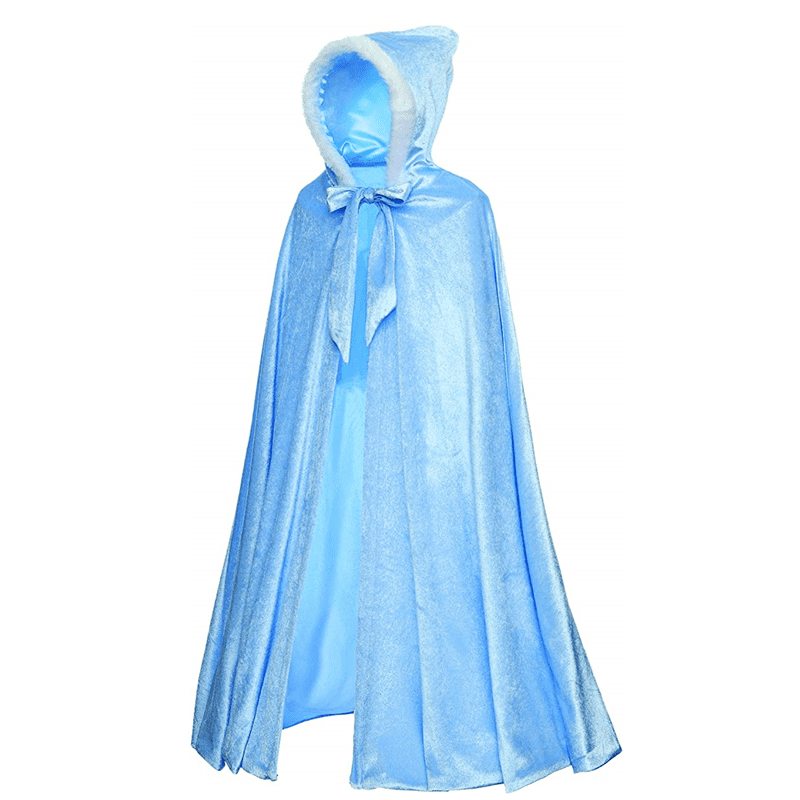 Click here for Hawee Full Length Princess Soft Velvet Hooded Long... prices