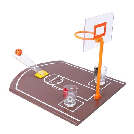 Peahefy Acrylic Table Basketball Drinking Game Mini Innovative Board ...