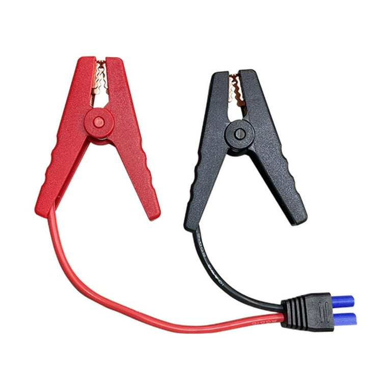 EC5 Jump Starter Cable with Battery Clamps 12V Alligator Clips to EC5 Connector Car Jumper Cable for Emergency Portable Car Jump Start Cable