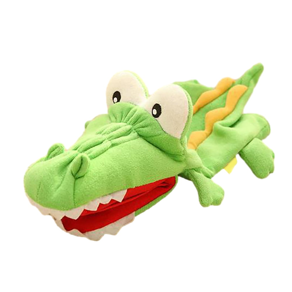 Gyratedream Crocodile Hand Puppet Realistic Cloth Plush Animal Hand ...