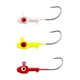(3 pack) Tsunami Lead Jig Head Fishing Lure 1/4 oz. – Assorted Colors ...