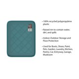 All Weather Boot Tray - Small Water Resistant Plastic Utility Shoe Mat ...