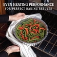 10'' Inch Round Tin Foil Pans Disposable Aluminum, Extra Deep Freezer ...