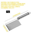 Clearance Shaver under $1 Potato Crinkle Cut Stainless Wavy Slicer ...