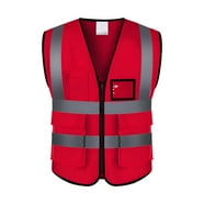 A-SAFETY 21 Colour High Visibility Neon Vest with Pockets for Running ...