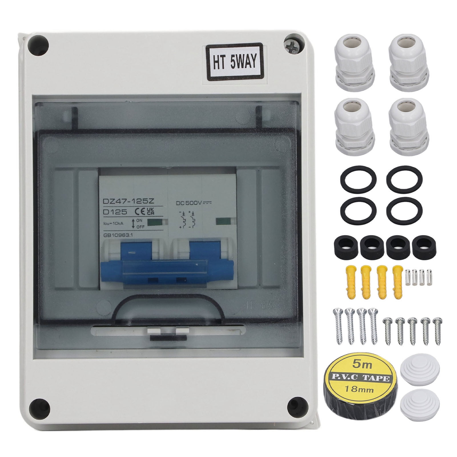 DC Solar PV Disconnect Switch IP65 Waterproof Distribution Box Air ...
