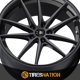 18" Black OS OVERSTEER Wheel by Konig Wheels OS88514455 - Walmart.com