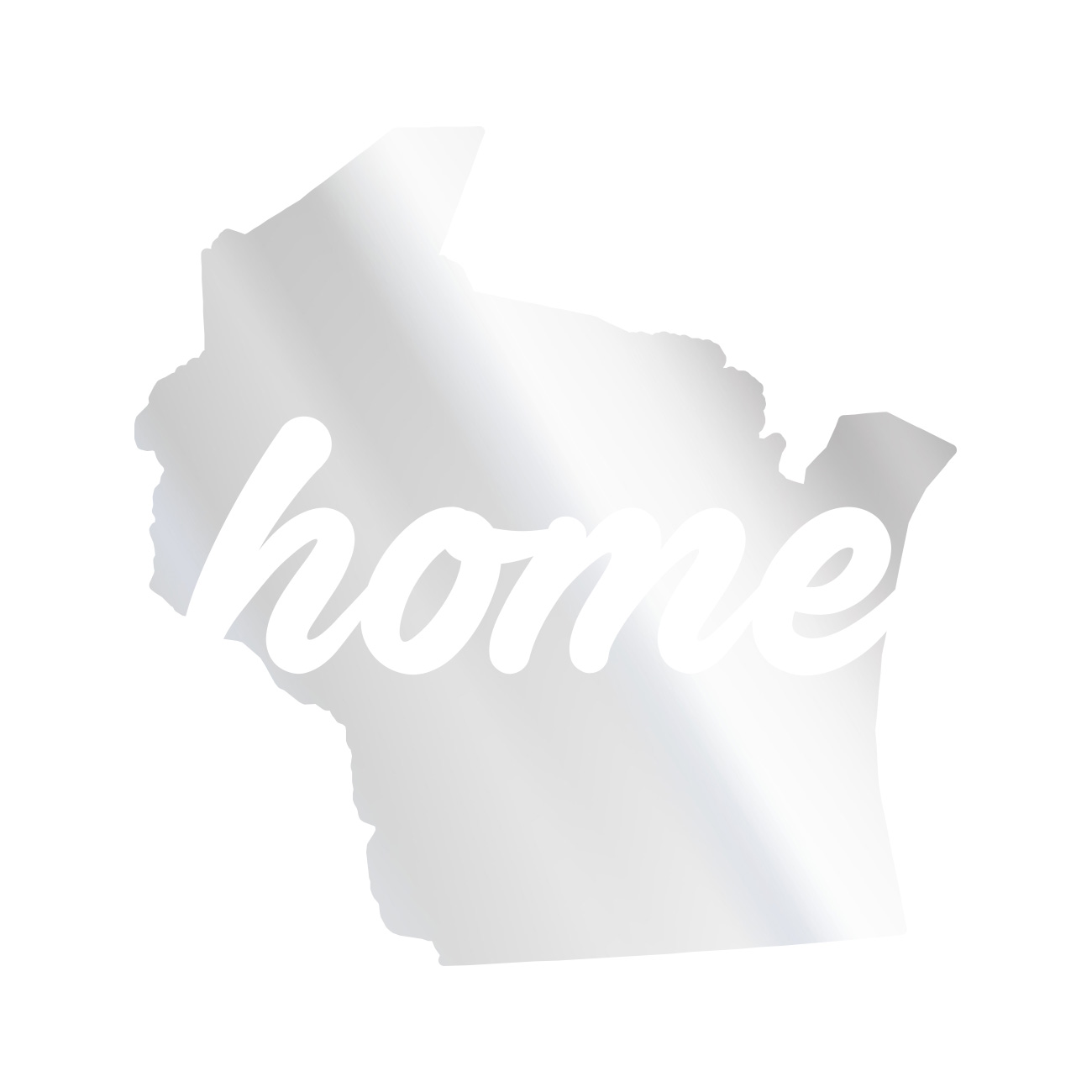 Wisconsin Home Sticker Decal Die Cut - Self Adhesive Vinyl ...