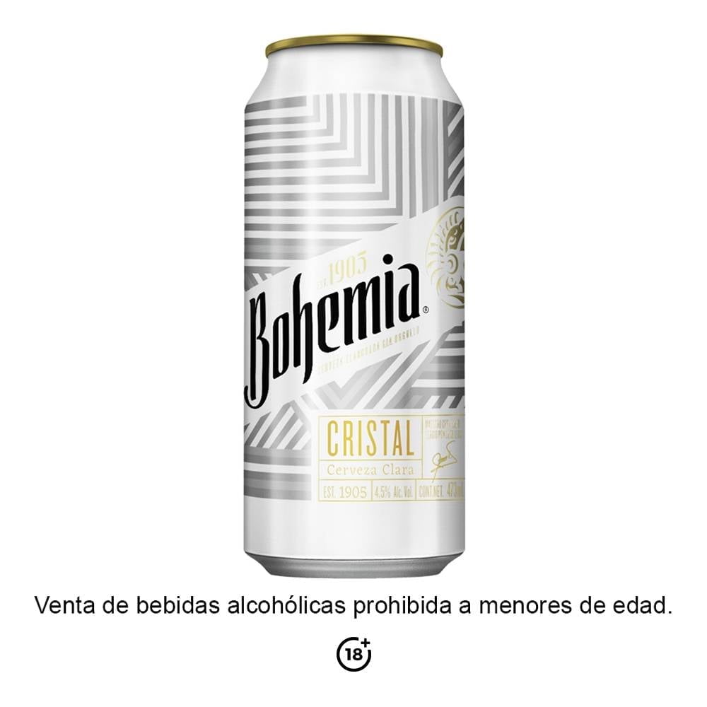 Cerveza Bohemia Cristal 473 ml | Walmart en línea