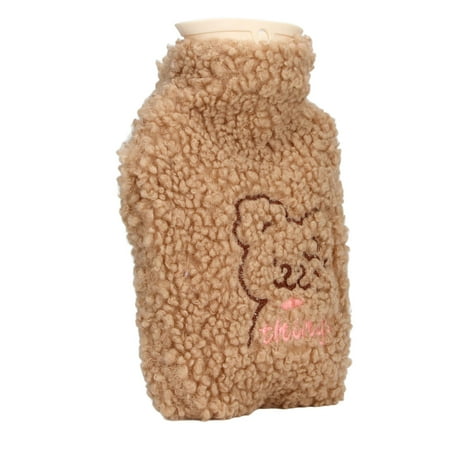 Hot Water Bottle, Detachable Wide Mouth Hot Water Sack 1000ml Cute Bear ...