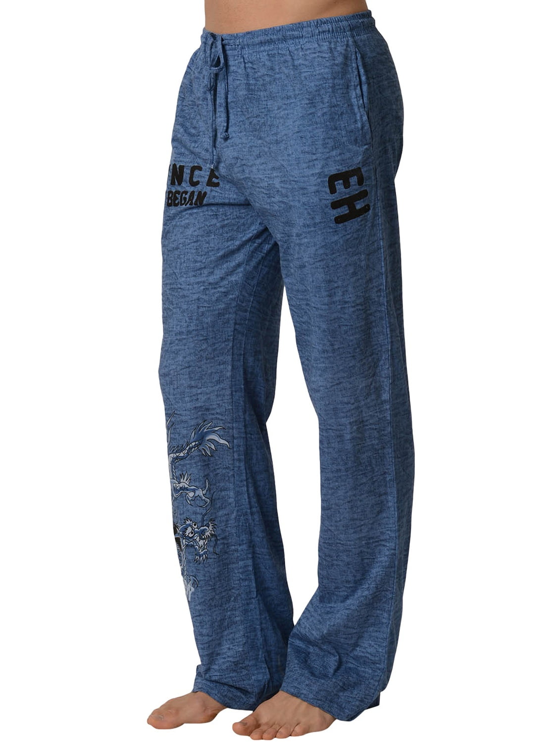 Ed Hardy Men's Blue Dragon Lounge Pants - Walmart.com