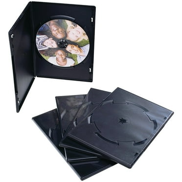 Innovera IVR72810 Standard DVD Case - Black (10/Pack) - Walmart.com