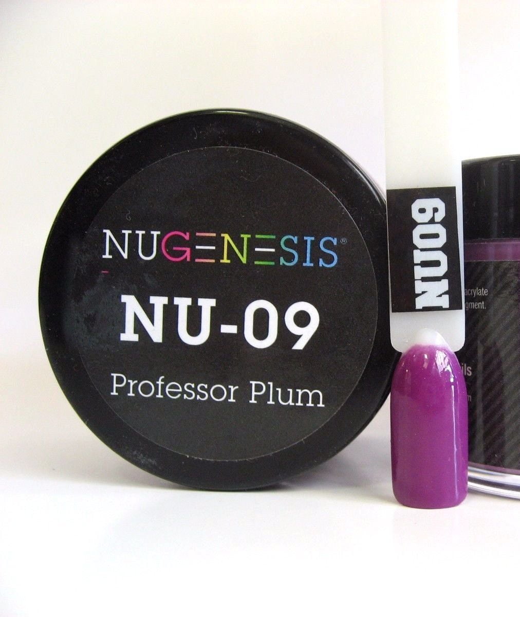 NUGENESIS Nail Color Dip Dipping Powder 1.5oz/jar - NU09 Professor Plum ...
