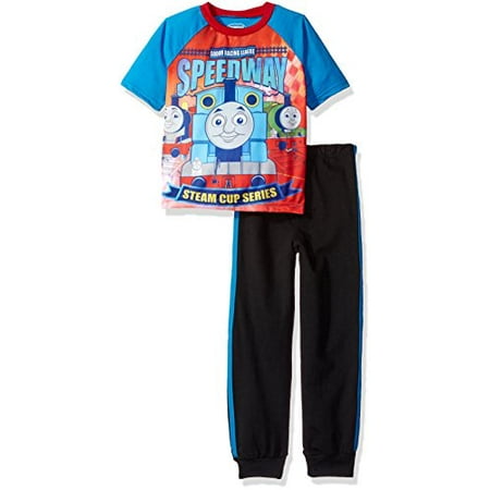Thomas & Friends Boys' Big Thomas Short with Graphic Art Tank Set, Blue ...
