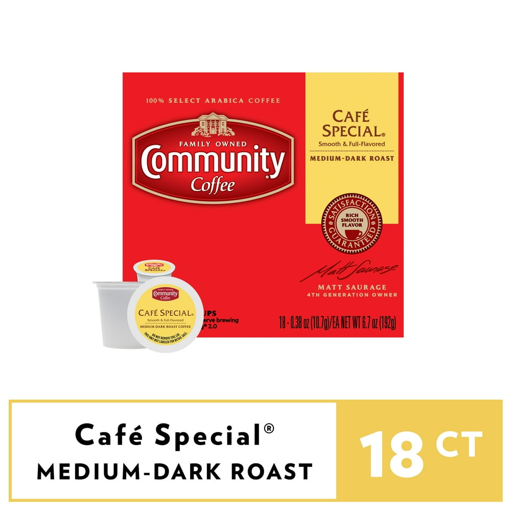 Community® Coffee Café Special® Medium-Dark Roast Coffee Single-Serve ...