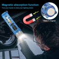 AOOOWER Small USB Rechargeable Keychain Flashlight Transparent LED ...