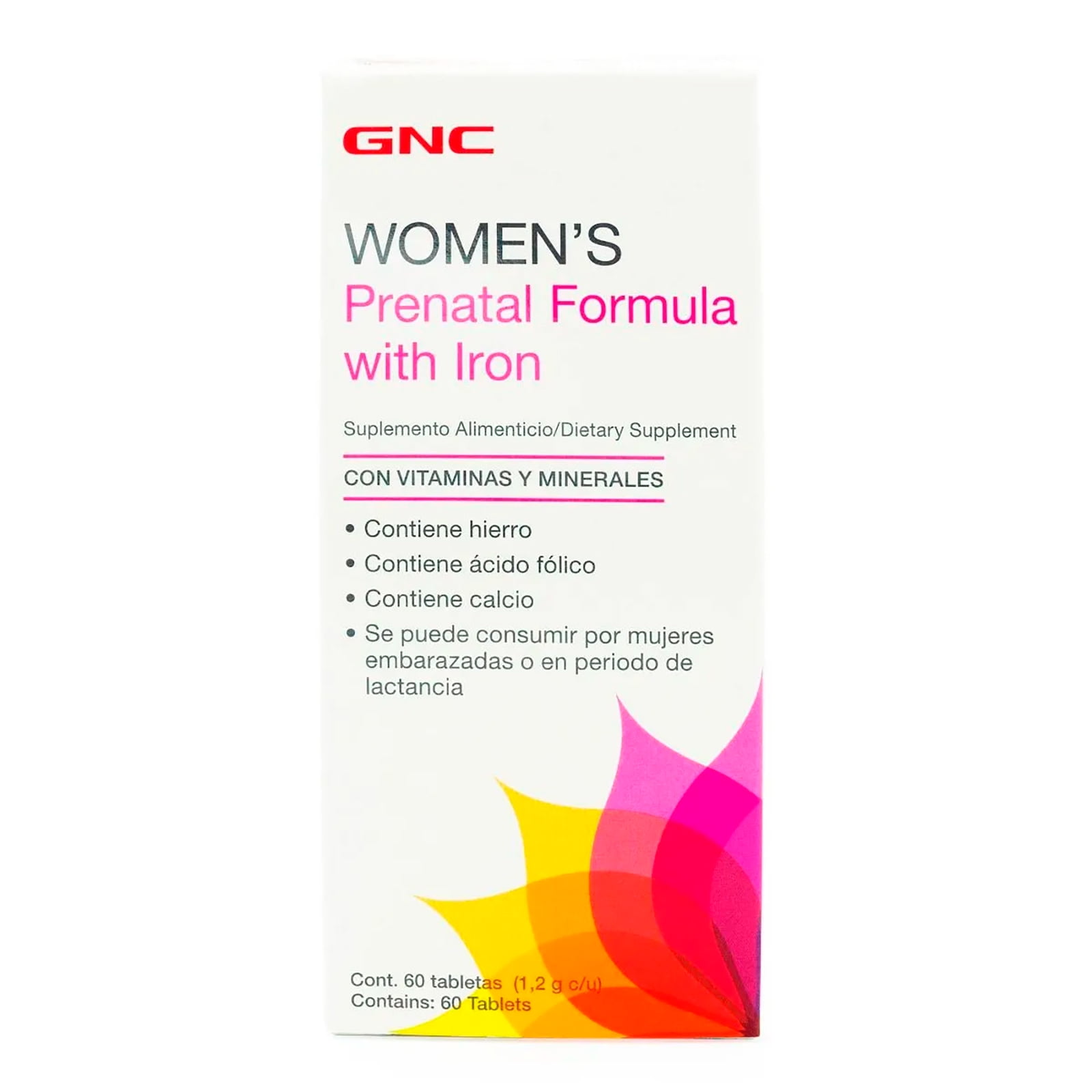 Fórmula Prenatal con Hierro GNC Womens 60 tabletas 100109124 | Walmart ...