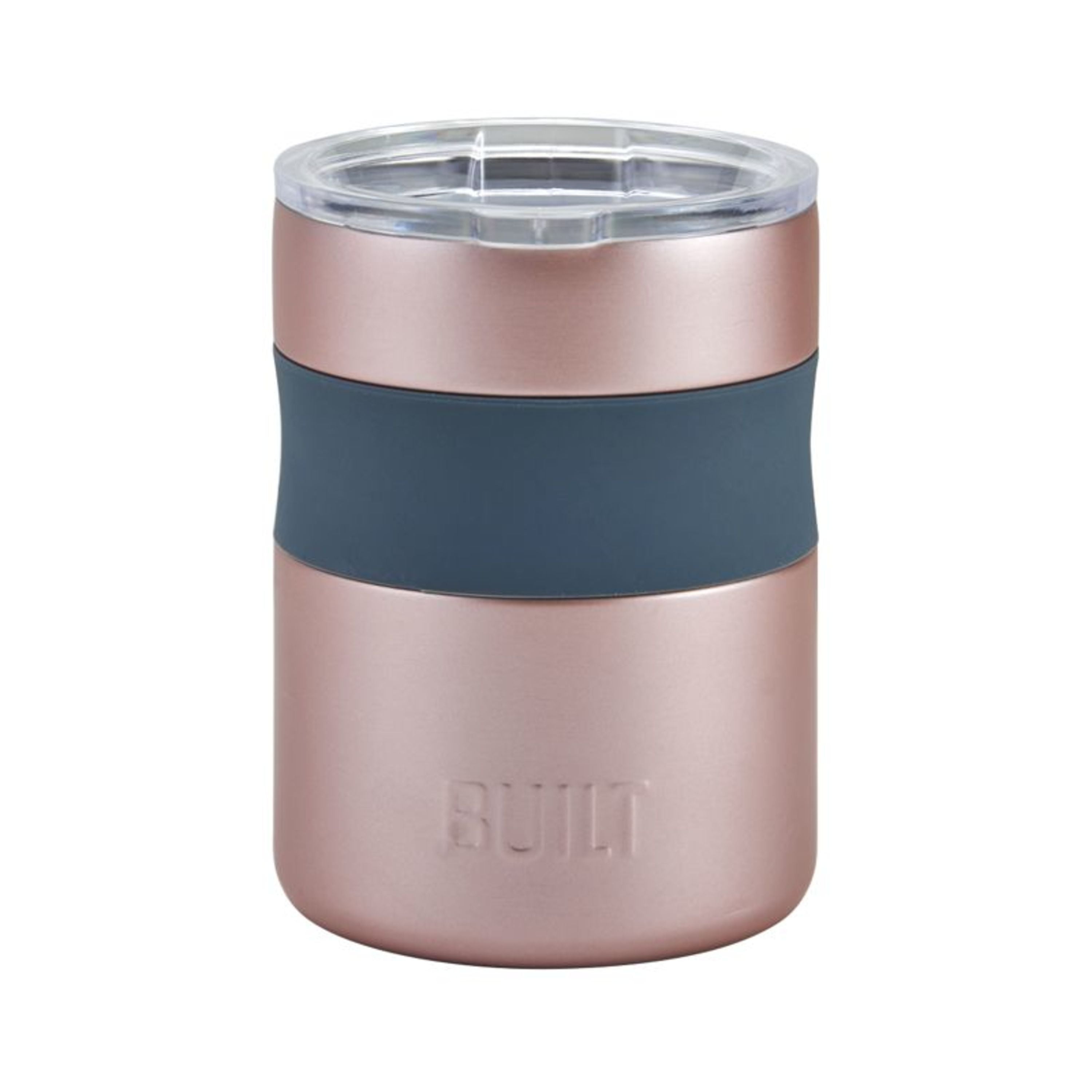 Built 12-Ounce Double Wall Stainless Steel Desk Mug, 12-Ounces, Rose ...
