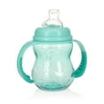 Nuby Bottle-to-Cup Non-Drip Wide Neck Baby Bottle with Removable ...