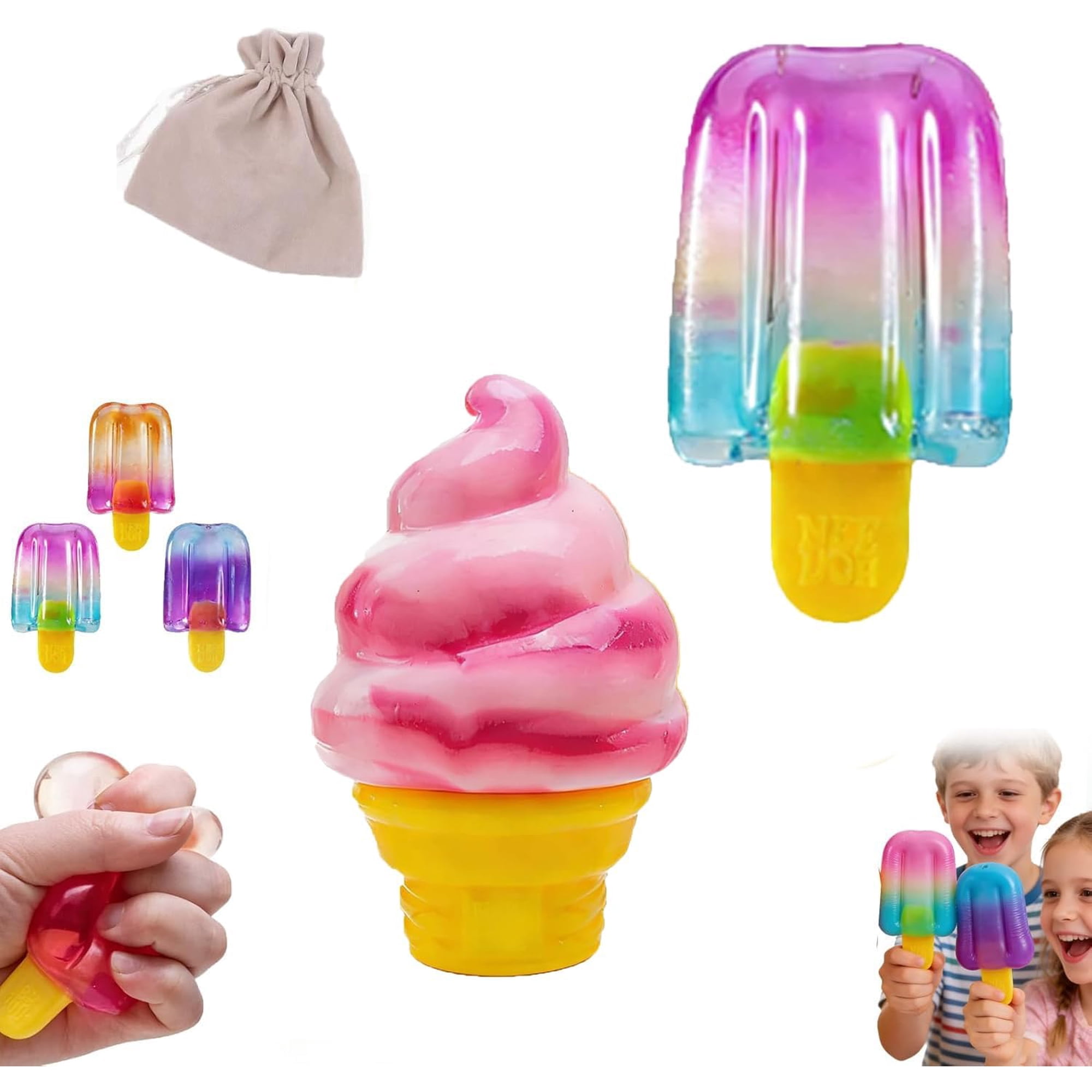 Click here for Gwdbda Ice Cream Squeeze Squishy  Summer Sensory S... prices