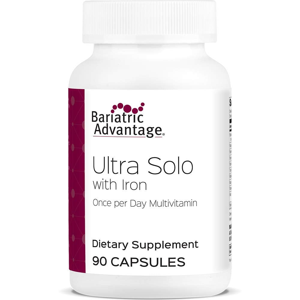 Suplemento Bariatric Advantage Ultra Solo con hierro, 90 cápsulas ...