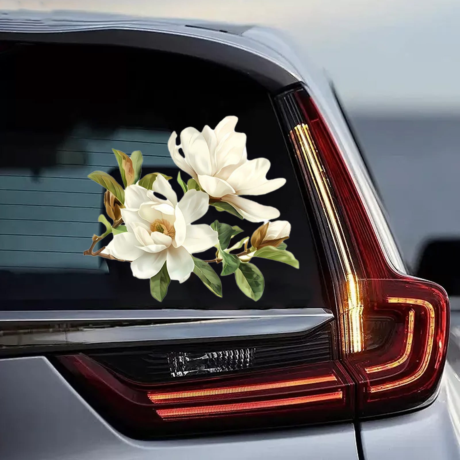 Click here for Egnmcr Car Decoration Stickers Romantic Rose Wall... prices