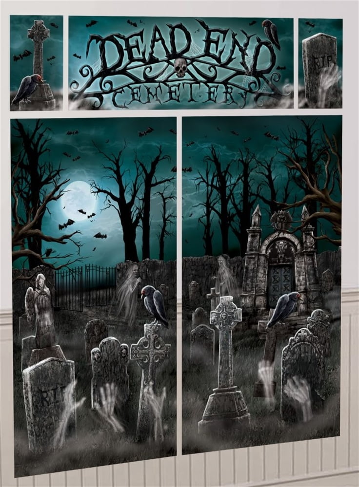 Cemetery Scene Setter Decoration Kit - Walmart.com