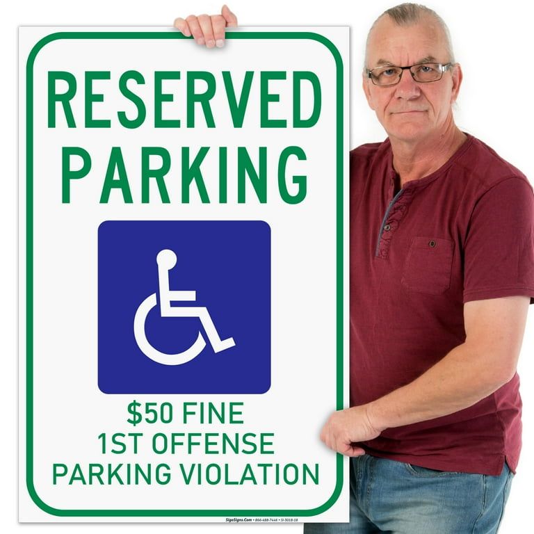 Required Handicap Parking Sign Alabama ADA Handicap Parking
