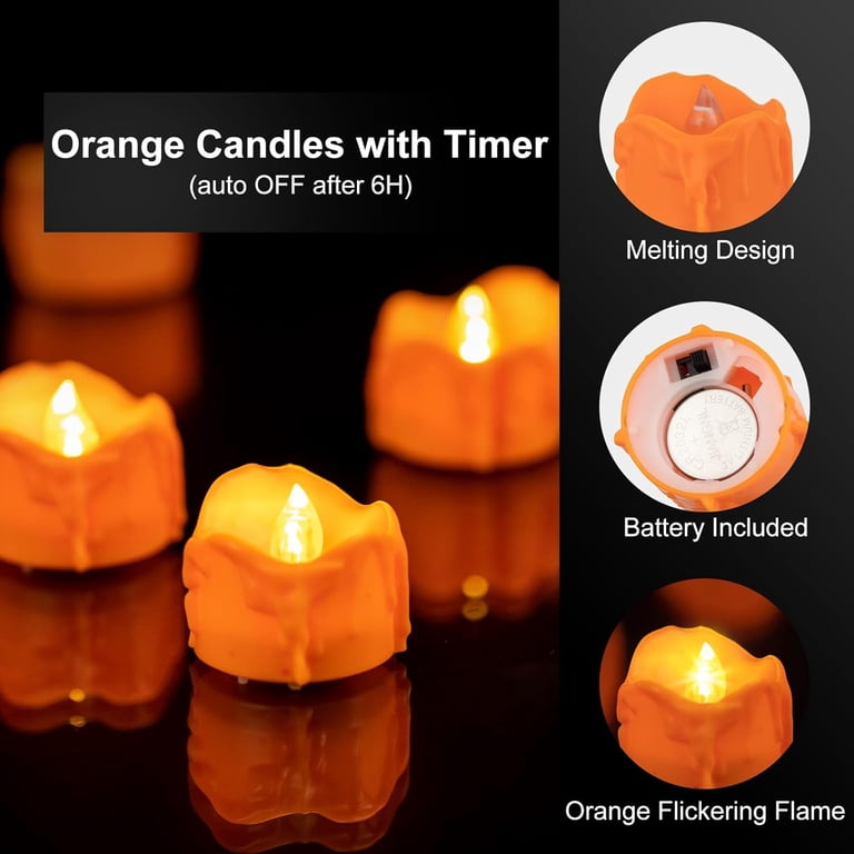 Battery Operated Tea Lights Tappovaly Battery Operated LED Tea Lights ...