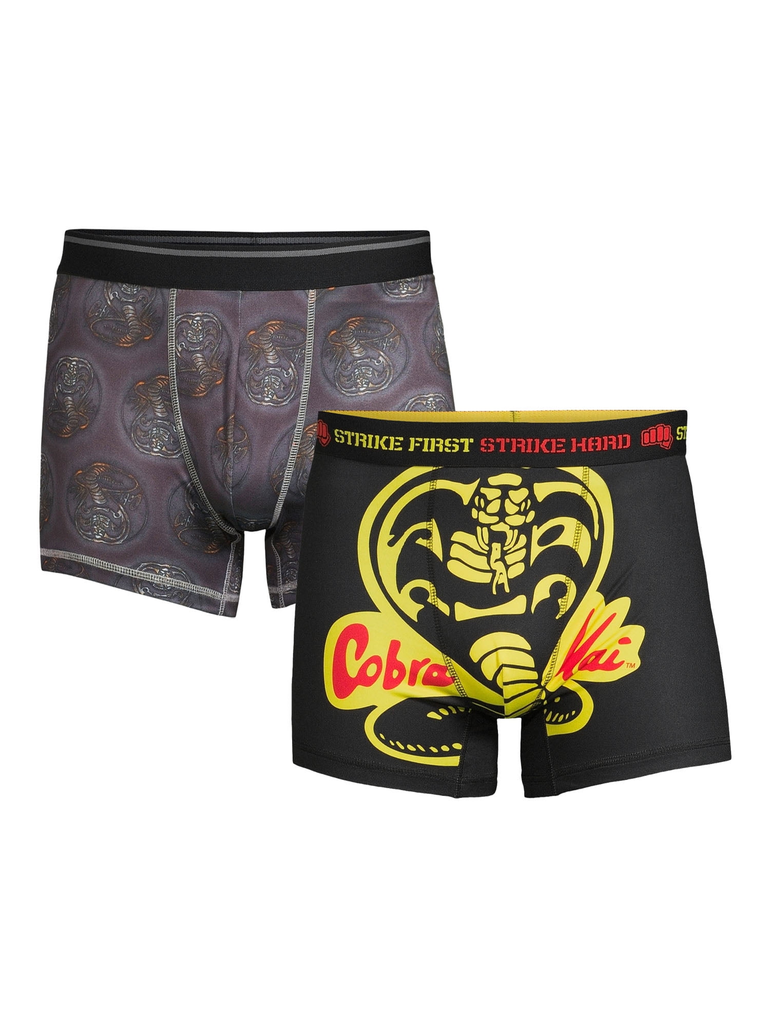 Buy Cobra Kai Men's & Big Men's Character & Icon Boxer Briefs, 2-Pack ...