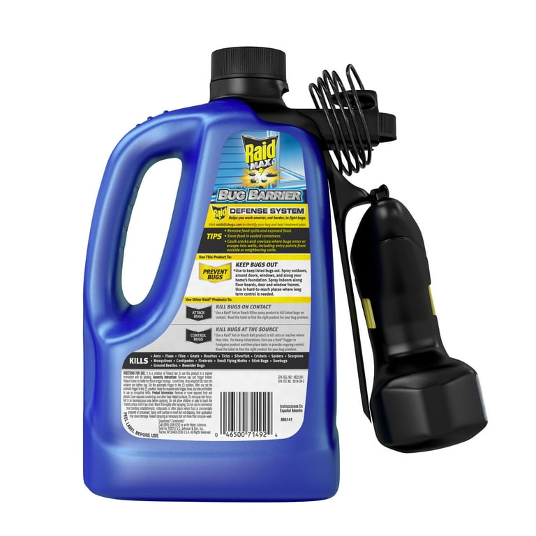 Raid Max Bug Barrier 128-oz Insect Killer Ready To Use At, 50% OFF