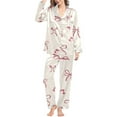 Conairie Pajamas for Women Set Valentines Day Two Piece Bow Print ...