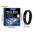 Kokovifyves Graphene Numbness Relief Bracelet Soothing Promote Circulation Release Pressure ...