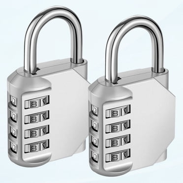 Combination Locks, AMIR Long Shackle 4 Digit Code Resettable ...