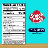 Snack Pack Cinnabon Bakery Inspired Flavored Pudding Cups, 3.25 oz. 6 ...