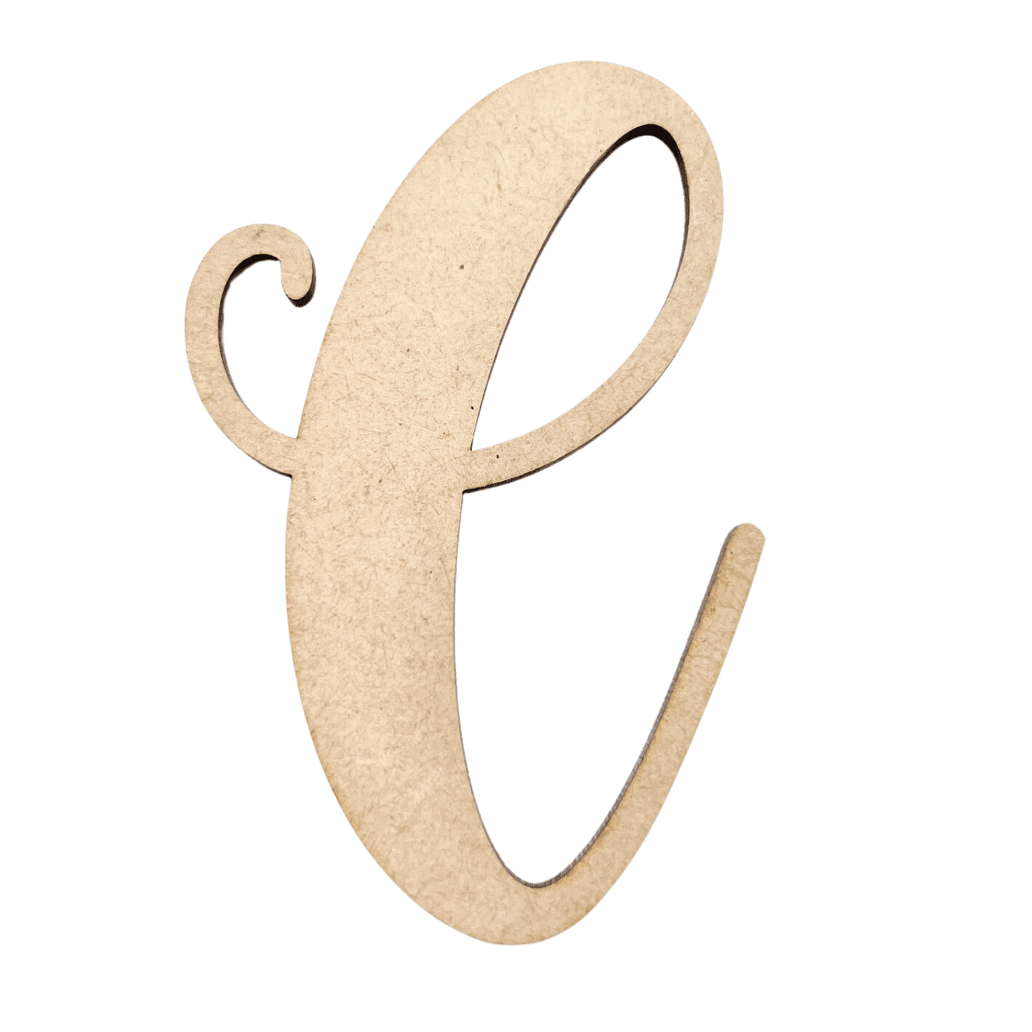 4" Tall MDF Wood Letter C | 1/4" Thick | Wood Craft Letters | Starfish ...