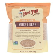 Bob's Red Mill Whole Grain Unprocessed High Fiber Wheat Bran, 16 oz Pkg ...