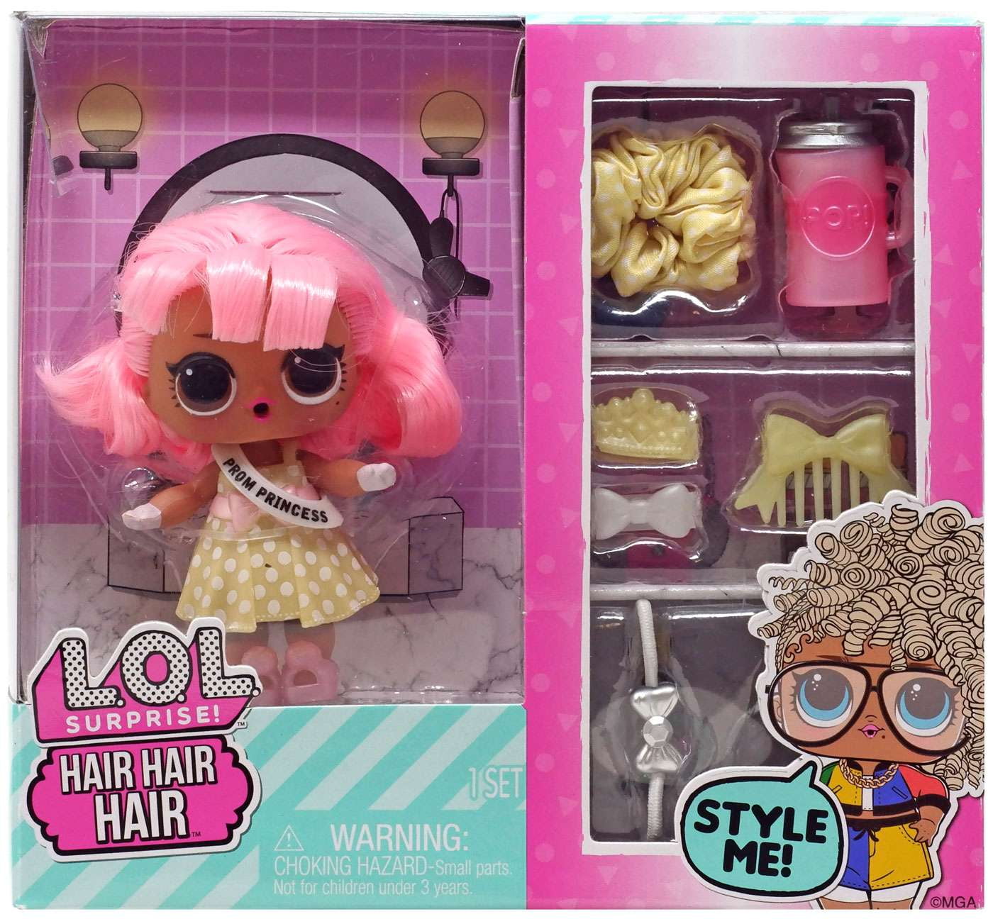 LOL Surprise Hair Hair Hair Prom Princess Fashion Doll - Walmart.com