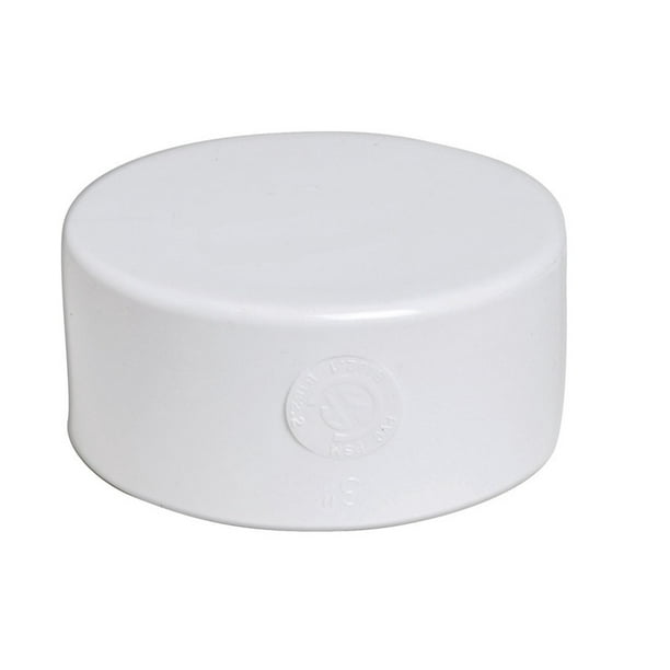Plastic Trends 3 in. Hub x 3 in. Dia. Hub PVC Drain Cap - Walmart.com ...