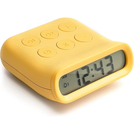 Digital Alarm Clock Digital Clock, Portable Battery Operated Alarm ...
