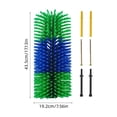 Roiihwy Rotary Cow Horse Body Brush 17.1x7.6in Livestock Itch Scratcher ...